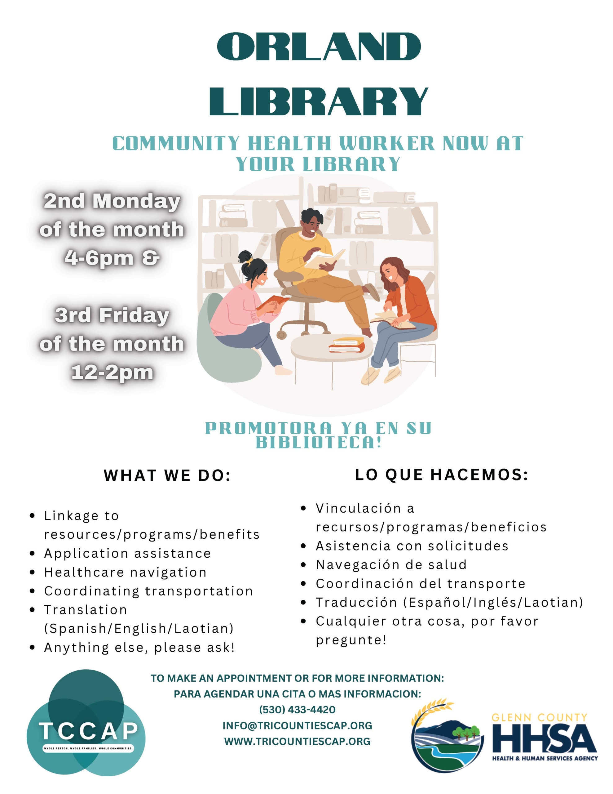Glenn County Events - Orland Free Library